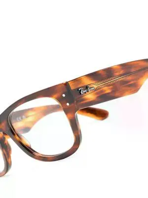 Ray-ban Rectangle-frame Tortoiseshell-effect Glasses