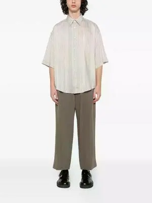 AMI Paris De Coeur Monogram-motif Shirt