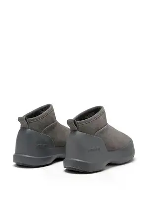 Moon Boot Luna Logo-print Boots - Grey