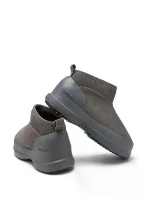 Moon Boot Luna Logo-print Boots - Grey