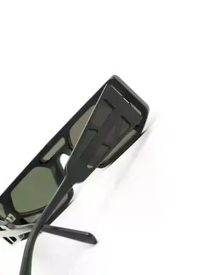 KUBORAUM Oversized Square-frame Sunglasses - Black