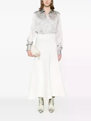 Ermanno Scervino Floral-embroidered Shirt