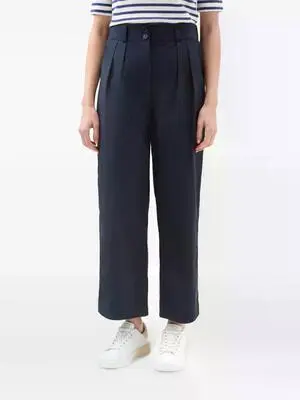 Woolrich Wide-leg Cotton Trousers