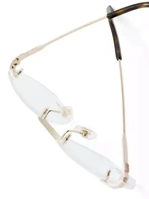 Dunhill Rimless Glasses - Gold