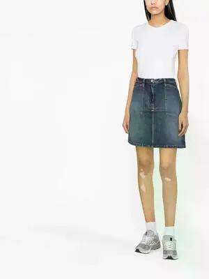 Kenzo A-line Denim Miniskirt