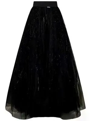 ROOM76 Open-front Maxi Skirt