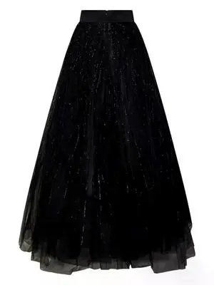 ROOM76 Open-front Maxi Skirt
