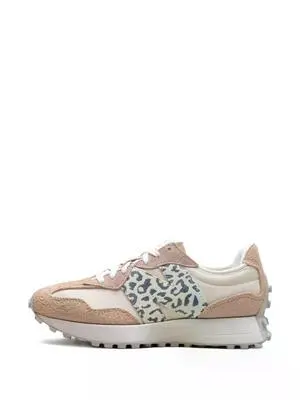 NEW BALANCE 327 Linen Leopard Sneakers - Neutrals