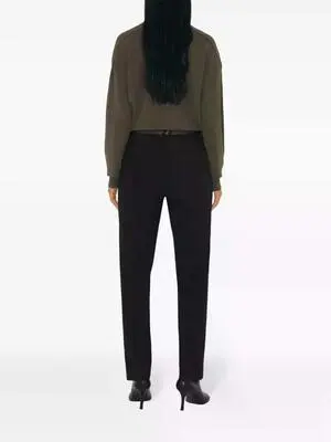 Burberry Wool High Neck Sweater - Brown