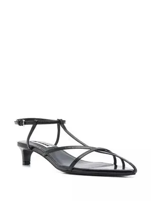JIL SANDER 35mm Tripon Sandals - Black