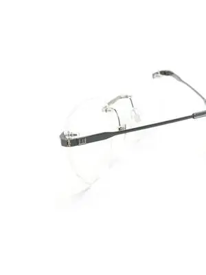 Dunhill Geometric-frame Eyeglasses - Silver