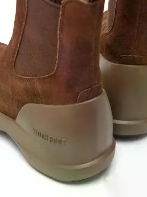 Moon Boot Luna Logo-print Boots - Brown