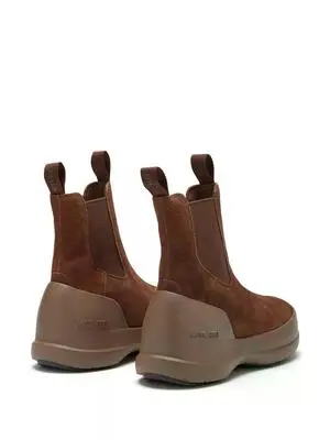 Moon Boot Luna Logo-print Boots - Brown