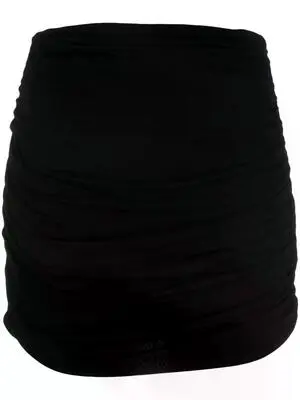 Tory Burch Ruched High-waisted Mini Skirt