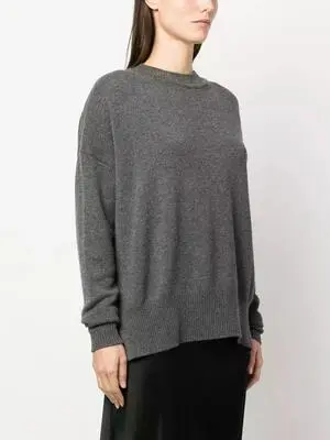 JIL SANDER Crew Neck Cashmere Jumper - Grey