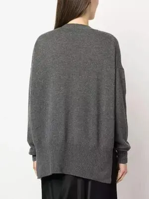 JIL SANDER Crew Neck Cashmere Jumper - Grey