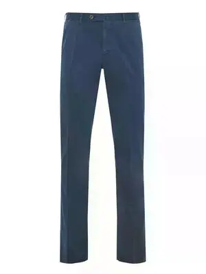 PT TORINO Slim-cut Chino Trousers - Blue