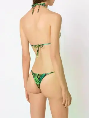 AMIR SLAMA Tropical Print Bikini