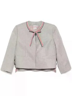 Thom Browne Flannel Cropped Jacket