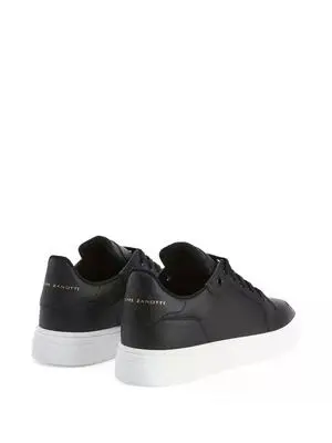 GIUSEPPE ZANOTTI Leather Sneakers - Black