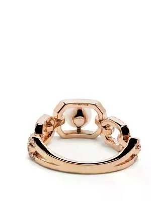 Shay 18k Rose Diamond And Pearl Ring