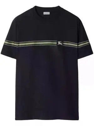 Burberry Striped Cotton T-shirt