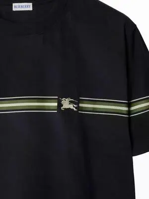 Burberry Striped Cotton T-shirt