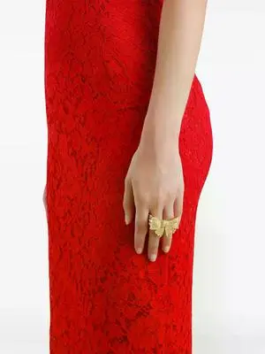 Dolce & Gabbana Midi Floral-lace Dress