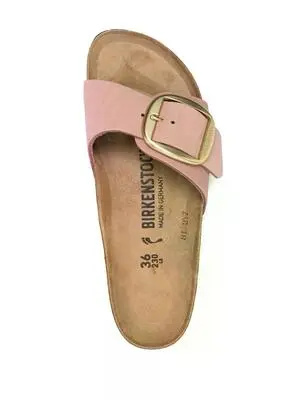 BIRKENSTOCK Madrid Buckle-detail Leather Sandals - Pink