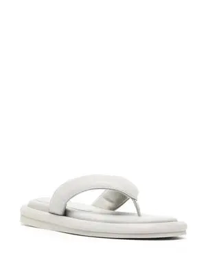GIABORGHINI Padded Leather Flip-flops