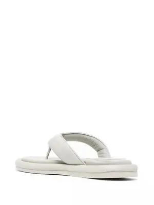 GIABORGHINI Padded Leather Flip-flops