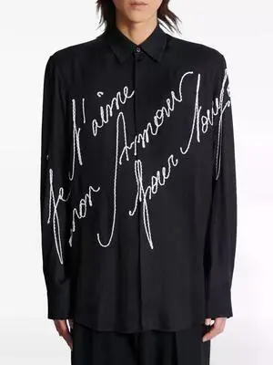 Balmain Embroidered-design Shirt