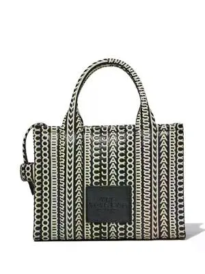 Marc Jacobs The Monogram Leather Small Tote Bag - Black