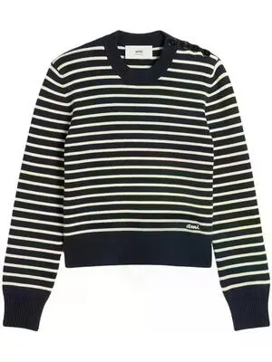 AMI Paris Striped Sweater