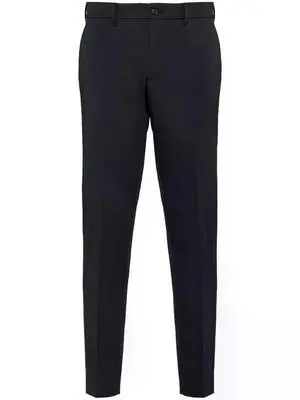 Prada Cropped Tailored Trousers - Black