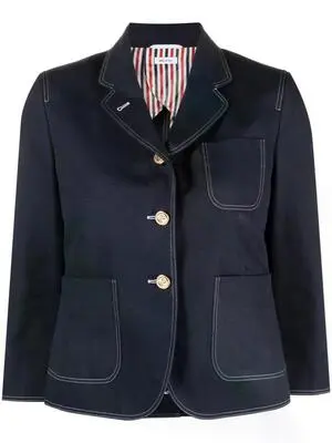 Thom Browne Sack-patch Cropped Jacket