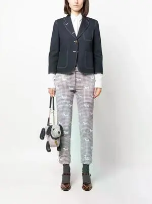 Thom Browne Sack-patch Cropped Jacket