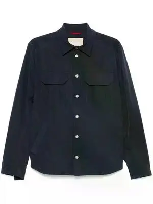 Brunello Cucinelli Logo-buttons Jacket - Blue