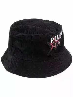 Palm Angels Racing Stars Bucket Hat - Black