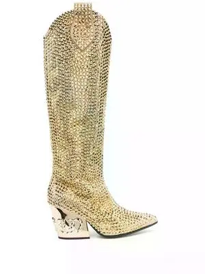Philipp Plein Mid Heel Boots For Women
