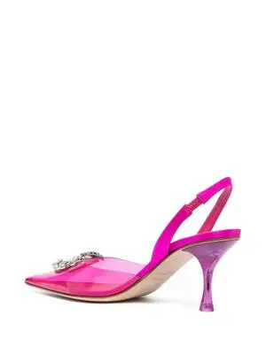 Dsquared2 80mm Embellished-logo Slingback Pumps