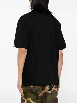 A BATHING APE Graphic-print Cotton T-shirt - Black