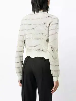 JNBY Patterned Jacquard Cropped Jumper