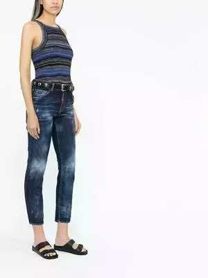 Dsquared2 Bleached-effect Skinny Jeans