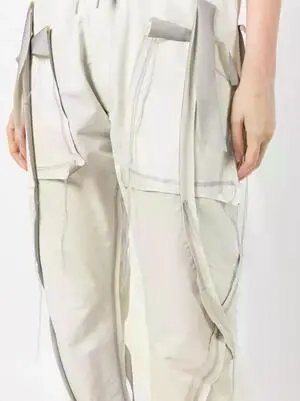 SULVAM Panelled Nylon Trousers