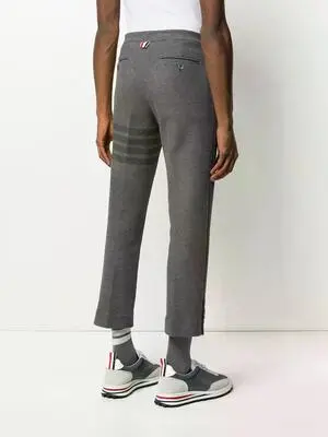 Thom Browne 4-bar Slim-fit Tonal Trousers