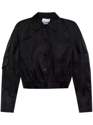 Ganni Logo Jackets For Women