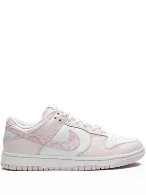 Nike Dunk Low Pink Paisley Sneakers - White
