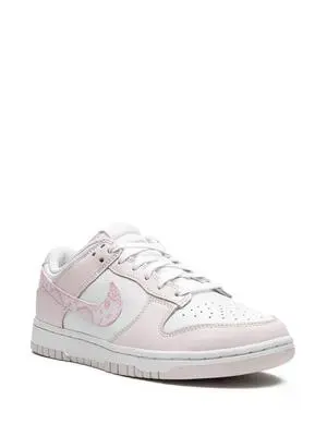Nike Dunk Low Pink Paisley Sneakers - White