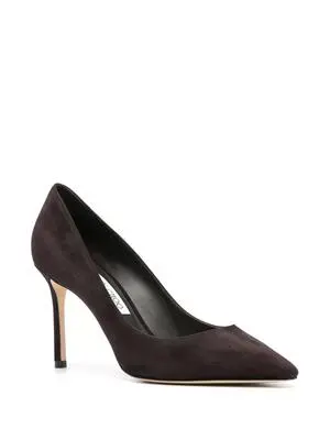 JIMMY CHOO Romy 85mm Suede Pumps - Brown